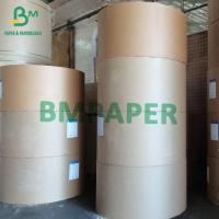 China 70gsm 80gsm Extensible Kraft Paper Rolls For Brown Cement Bags High Weight Capacity for sale