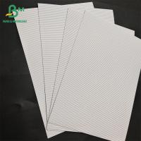 China Stable Wide Applicability Two Layers Of White F Flute Paper 1mm For Cosmetic Products Packing for sale