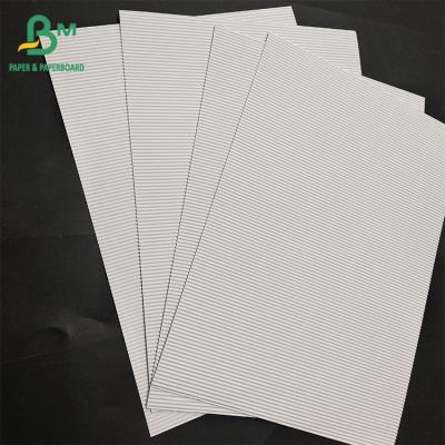 China Stable Wide Applicability Two Layers Of White F Flute Paper 1mm For Cosmetic Products Packing for sale