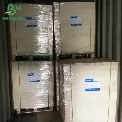 China 30 - 70 GSM Recyclable Safety One Side Glossy Brown MG Kraft Paper for sale