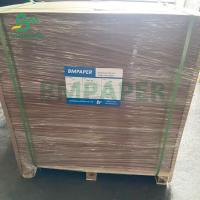 China 80g Brown White High Tensile Strength Kraft Sack Paper For Cement Bag 95 x 72 cm for sale