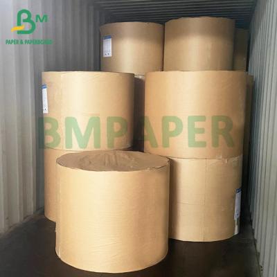 China Untear Brown Kraft Greaseproof French Fries Boxes PE Coated Paper for sale