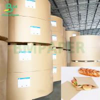 China Oilproof Candy Fry Snack Brown Wrapping Kraft PE Coated Paper for sale