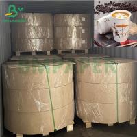 China White 200g + 15g Coffee Cups PE Coated Laminated Cupstock Paper for sale