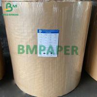 China Brown / White Virgin Kraft Paper 90gram 102cm Wide For Cement Bags for sale