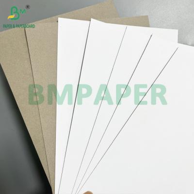 China Good Stiffness 1000gsm White Coated Grey Back Duplex Board Thick Board for sale