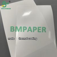 China Thermal Synthetic Paper Jumbo Roll 1090mm*8000m Tear-Resistant Label Paper Material for sale