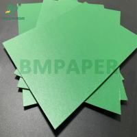 China 1.1mm 1.2mm Green Coated Lacquered Stiffness Paperboard Grey Back Hard Board for sale