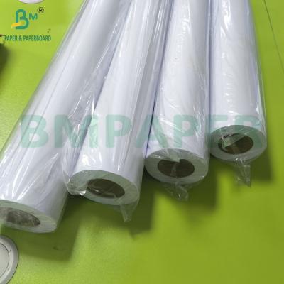 China Inkjet Plotter Paper 30 X 150 CAD Paper Roll 80gsm For Wide Format Ink Jet for sale