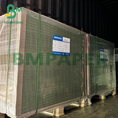China 1.2mm 1.5mm Green Color Laminated Grey Back Board For Jewelry Box for sale