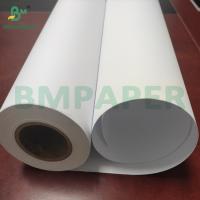 China Color Inkjet Printing Paper 150gr One Side Coated White Paper 914mm X 30m Roll for sale