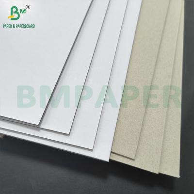 China Stiffness Clay Coated Boxboard 1mm 1.2mm Single Sided White Cardboard for sale