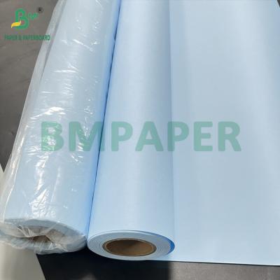 China Clear Image Printing 20lb Blue Colored Premium CAD Plotter Paper A0 A1 for sale