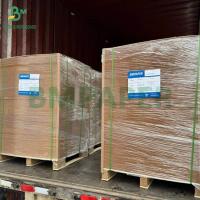 China PE Coating One Side Brown Kraft Paperboard Large Sheets For Lunch Boxes 400gsm + 15g for sale
