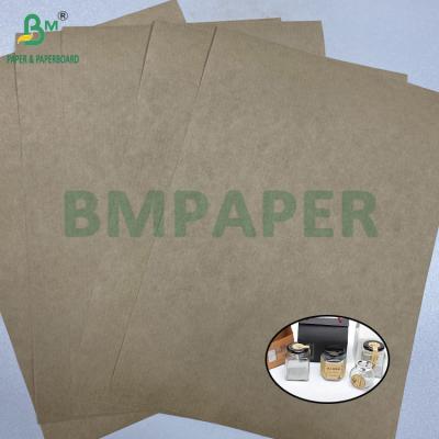 China 80g Bottle Label Paper Kraft Color Wet Strength Paper Water Resistant for sale