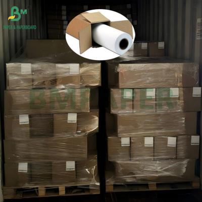 China 150gsm 200gsm Double Sided Matte Photo Paper White Coated CAD Bond Paper 30m 50m Rolls for sale