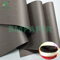 China 40g Greaseproof coffee color Cupcake Mould Paper For Muffin Holder for sale