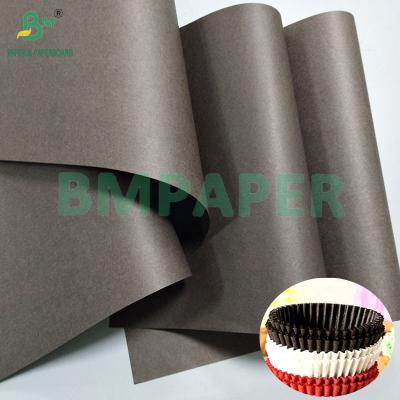 China 40g Greaseproof coffee color Cupcake Mould Paper For Muffin Holder for sale