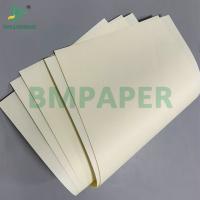 China Ivory Colored Smooth 50gsm Woodfree Paper Uncoated Book Paper Jumbo Roll for sale