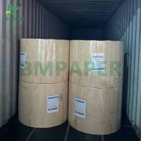 China Cement Paper Kraft Coil 90gsm In Brown Color 70cm 100cm Wide for sale