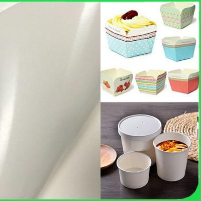 China Food Grade PE Coated Folding Board In Roll For Making Paper Cup for sale