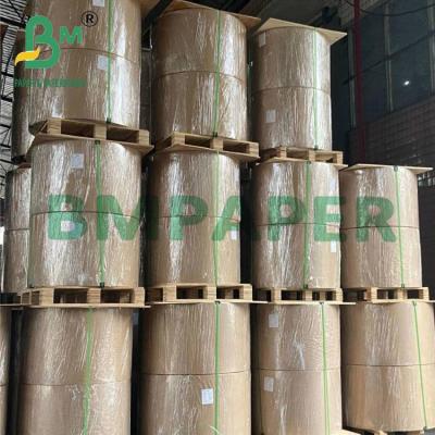 China 120g High Whiteness Good Strength White Kraft Paper Roll 889mm Width for sale