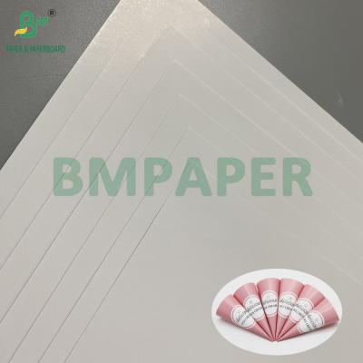 China 80gsm Ice Cream Cone Paper Sleeve Freezer Paper Material Food Grade for sale