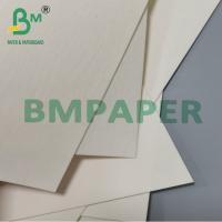 China 0.3mm Soft Touch Washable Jacron Label Paper With Textured Kraft for sale
