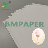 China 80g Biodegradable Leak Proof Cone Cup Packaging Paper Dessert Snack for sale
