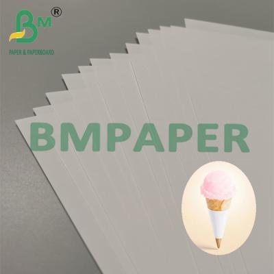 China 80g Biodegradable Leak Proof Cone Cup Packaging Paper Dessert Snack for sale