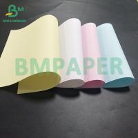China 60GSM 75GSM Colorful Carbonless NCR ATM Receipt Paper Roll CB CFB CF for sale