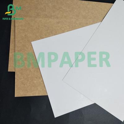 China 200gsm 360gsm Food Grade Clay Coated Kraft Paper For Yoghurt packaging for sale