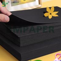 China Smooth Black Paper 28lb 32lb 8 1 / 2 x 11 inch Jet Black Paper for sale