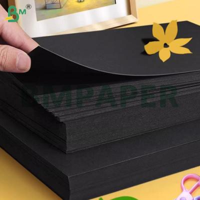 China Smooth Black Paper 28lb 32lb 8 1 / 2 x 11 inch Jet Black Paper for sale