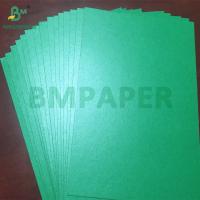 China 700 x 1000mm 1.2mm 1.5mm Green Lacquered Cardboard Grey Back Solid Paperboard for sale