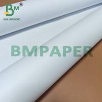 China 2Inch Smooth Surface White CAD Plotter Bond Paper 24Inch x 150ft for sale
