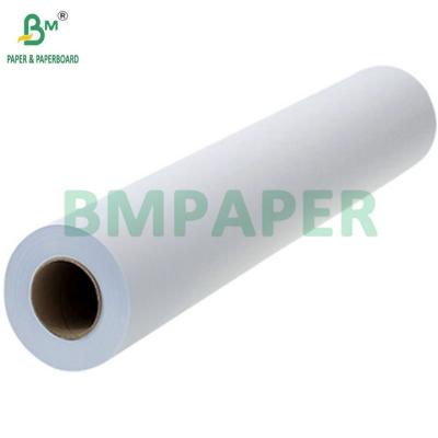 China 24'' Width 80gsm CAD Plotter Paper Unocated Bond Paper Roll 2'' 3'' Core for sale