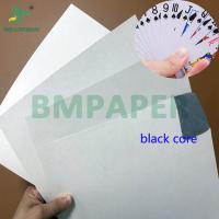 China 71cm Roll 280gsm 300gsm C2S Black Core Poker Paper For Playing Cards for sale