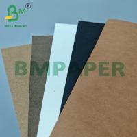 China 0.55mm 0.8mm Colorful Textured Wahsable Kraft Fabric For Handbag for sale