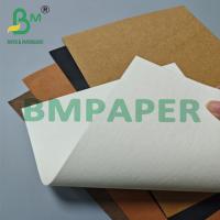 China 0.55mm 0.8mm Colorful Textured Wahsable Kraft Fabric For Handbag for sale