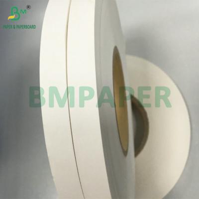 China 32mm 25gsm 34gsm White Kraft Paper For Individual Straw Packaging for sale