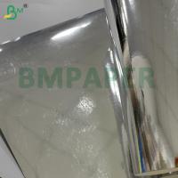 China 230gsm Silver Glossy Cardboard High Stiffness Fold & Scratch Resistance For Luxury Packaging Greeting Cards for sale