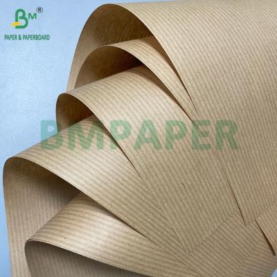 China 50gsm 60gsm 70gsm 80gsm High Burst Strength MG Brown Ribbed Kraft Paper for sale
