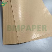 China High Strength 50gsm Pure MG Ribbed Kraft Paper Roll 750mm for sale