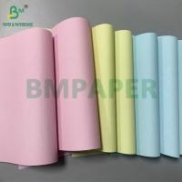 China 60gsm 75gsm CB White CFB CF Blue Yellow Pink Carbonless Paper 70x100cm Big Size for sale