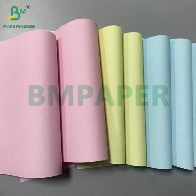 China 60gsm 75gsm CB White CFB CF Blue Yellow Pink Carbonless Paper 70x100cm Big Size for sale