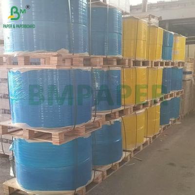China 180gram 220gram Blue Yellow Colored Bond Paper For Normal Printing  70 x 100cm for sale