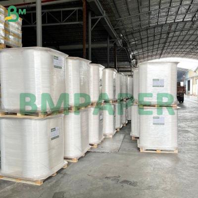 China Food Grade Heat Seal Straw Wrapping Paper Rolls with Print Logos for sale