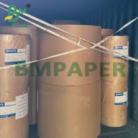 China 70g Smooth Surface Food Grade One Side Glossy Label Paper 86cm Width for sale