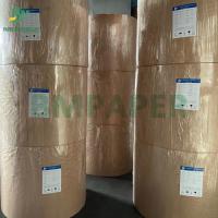 China 60gsm Brown Kraft Greaseproof Paper Rolls For Fried Food Packaging Kit 7 Oil Resistance for sale